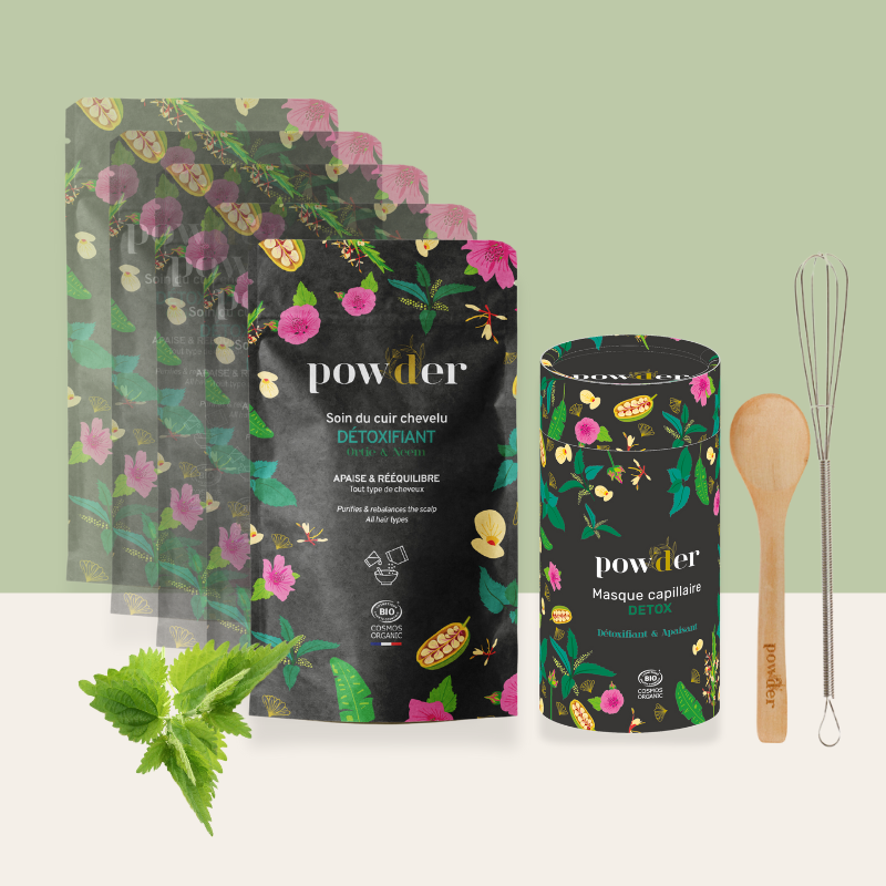 Powder® - 1ères Cures naturelles en poudre pour vos cheveux